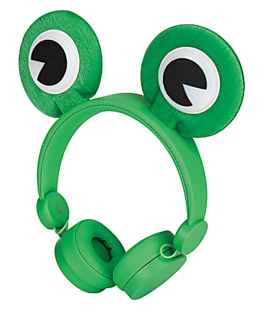 Ativa Lightweight Over The Ear Headphones Frog KD 21 - Office Depot