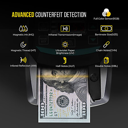 Kolibri KCD 2000 Advanced Counterfeit Bill Detector With 4 Way Bill ...