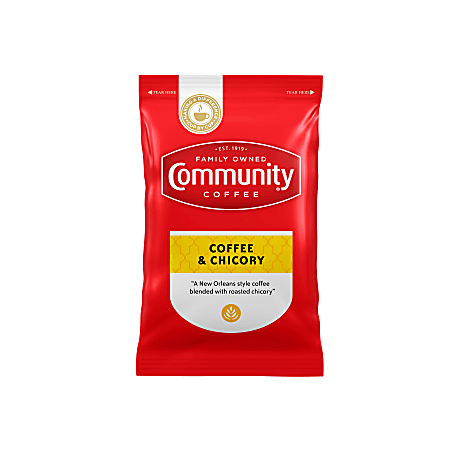 Community Coffee Arabica Single Serve Coffee Packets Chicory Medium ...