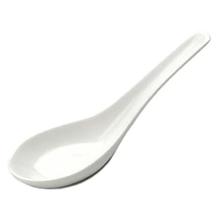 Thunder Group Wonton Soup Spoons 5 58 Imperial White Pack Of 12 Spoons ...