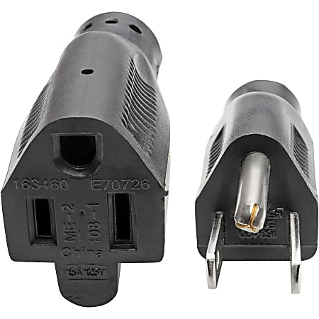 Eaton Tripp Lite Series Power Extension Cord NEMA 5 15P to NEMA 5 15R ...