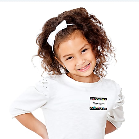 Creative Teaching Press Labels 3 12 x 2 12 Star Bright Colorful Stars ...