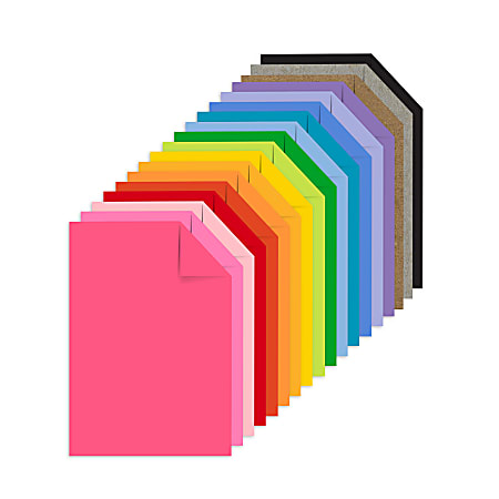 Astrodesigns Colored Cardstock Starter Pack Assorted Colors 4.5 x 6.5 ...
