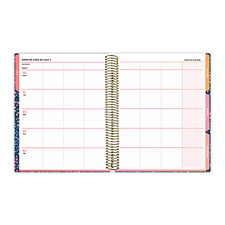 2025 2026 Blue Sky WeeklyMonthly Academic Planner 8 12 x 11 Panellie ...
