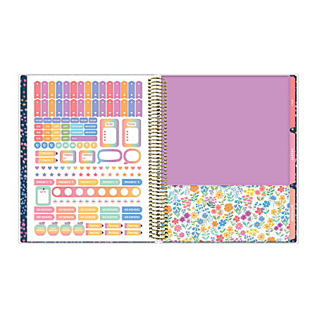 2025 2026 Blue Sky WeeklyMonthly Academic Planner 8 12 x 11 Panellie ...