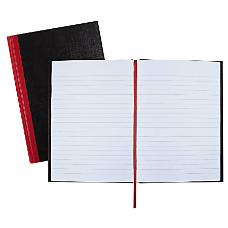 Black n Red NotebookJournal 8 14 x 5 78 192 Pages 96 Sheets BlackRed ...