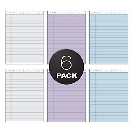 TOPS Prism Color Writing Pads 8 12 x 11 34 100percent Recycled Legal ...