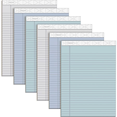 TOPS Prism Color Writing Pads 8 12 x 11 34 100percent Recycled Legal ...