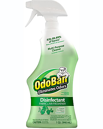 OdoBan Odor Eliminator Disinfectant Spray Eucalyptus Scent 32 Oz Bottle ...