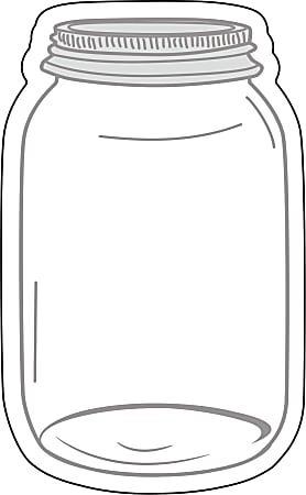 Schoolgirl Style Single Cut Outs Industrial Chic Mason Jars 8 H x 5 ...