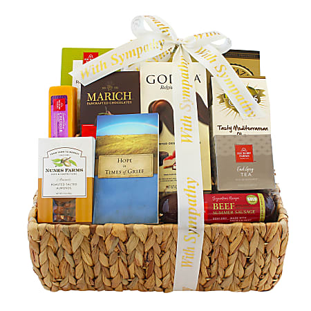 Givens Condolences Gift Basket Set Set Of 12 Pieces - ODP Business ...