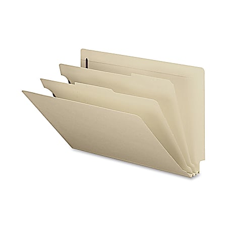 Smead Manila Classification Folders 2 Dividers 2 Partitions Legal Size ...