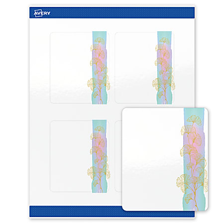 Avery Printable Labels With Sure Feed Technology S00 EVD 4 x 3 13 ...