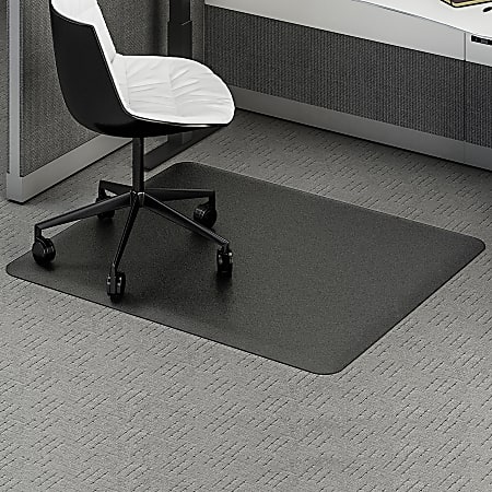 Deflecto Ergonomic Sit Stand Chair Mat For All Pile and Hard Floors 46 ...