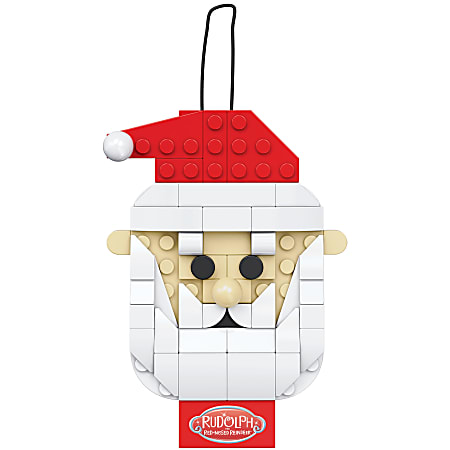 Brickcraft Rudolph Santa Claus Ornament Brick Building Set Set Of 74 ...