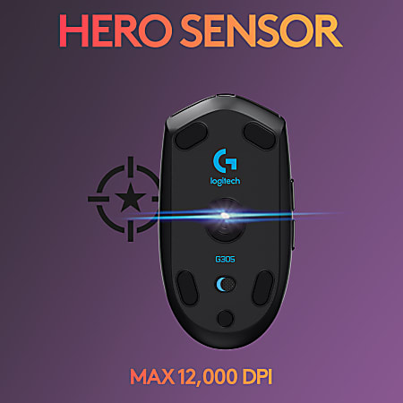 Logitech G305 LIGHTSPEED Wireless Optical Gaming Mouse Black 910 005280 ...