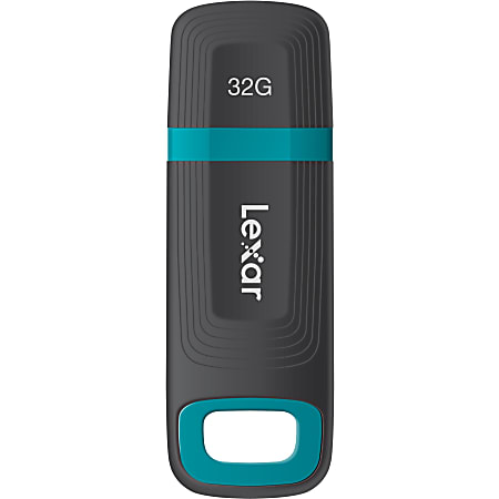 Lexar JumpDrive Tough USB 3.1 Flash Drive 32GB BlackTeal LJDTD 32GABNL ...