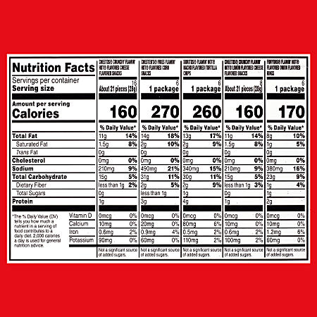 Frito Lay Flamin Hot Mix Box Of 30 - Office Depot