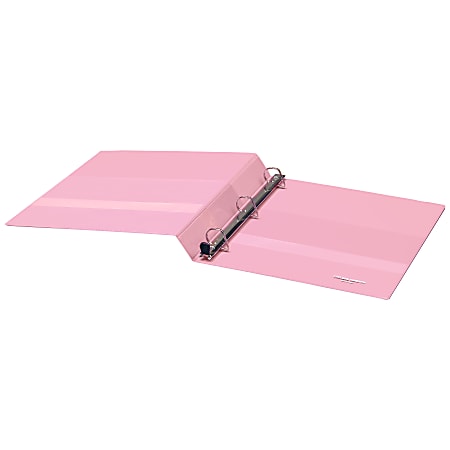 Office Depot Heavy Duty View 3 Ring Binder 1 D Rings Pink - Office Depot
