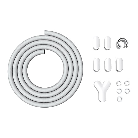 Bluelounge Soba Cable Tubing 118 White BLUSB WH - Office Depot