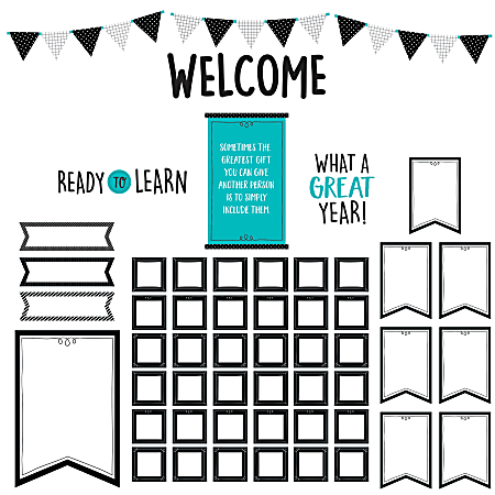 Creative Teaching Press Ready To Learn 54 Piece Bulletin Board Set ...