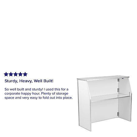 portable folding bar