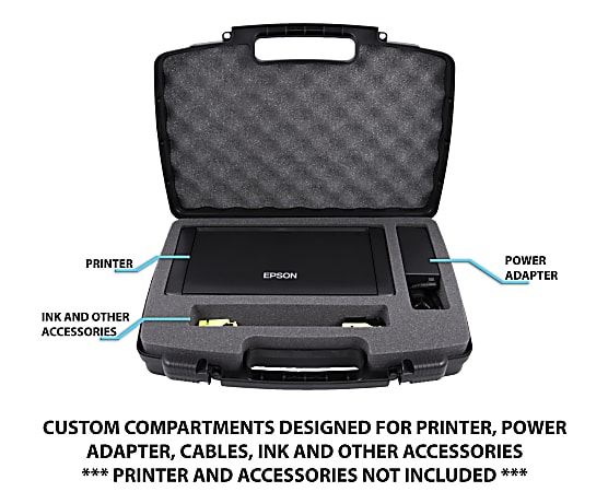CaseMatix Epson Workforce 100110 Mobile Printer Custom Case 3 34 H x 12 ...
