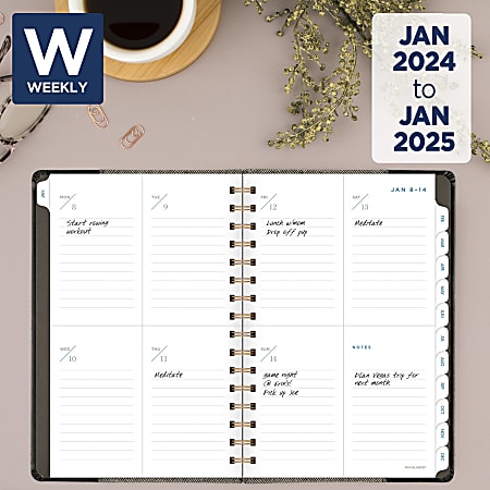 2024 2025 AT A GLANCE Signature Collection 13 Month WeeklyMonthly ...
