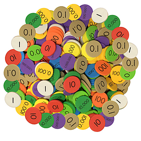 Sensational Math 10 Value Decimals to Whole Numbers Place Value Disc ...