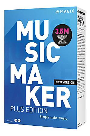 MAGIX Music Maker Plus 2021 For Windows CDProduct Key - Office Depot