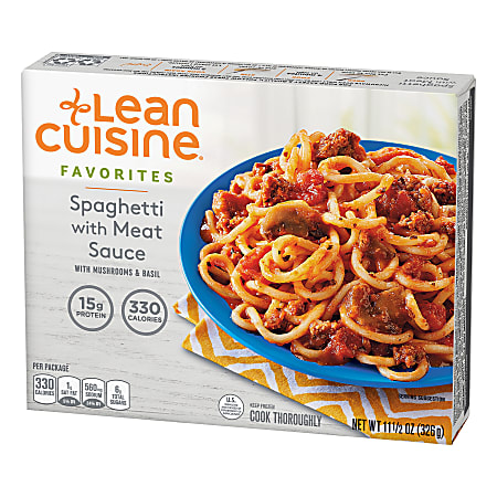 Lean Cuisine Favorites Spaghetti With Meat Sauce 11.5 Oz Box Of 3 Meals ...