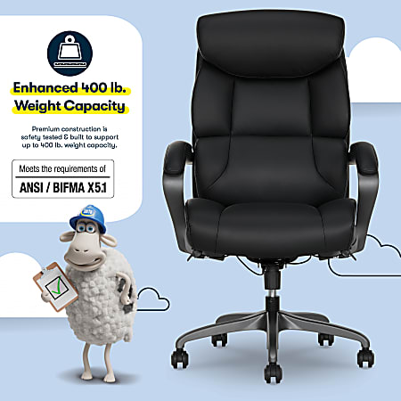 Serta SmartLayers Bellmore Big Tall Ergonomic Executive Office Chair ...