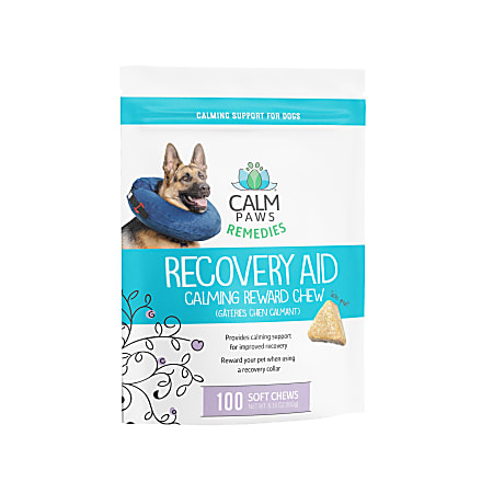 Calm Paws Remedies Calming Reward Soft Chews Pack Of 100 Chews - Office ...