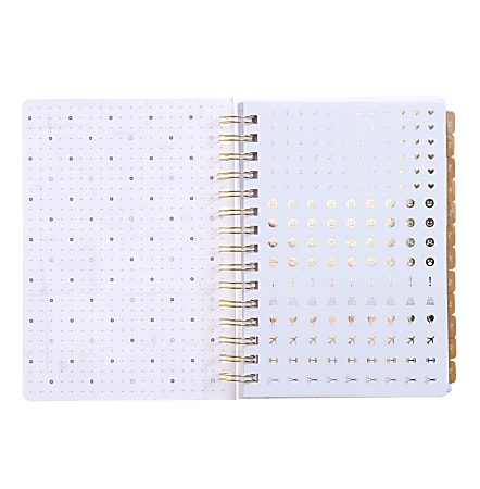 2025 Russell Hazel WeeklyMonthly Spiral Frosted Planner 5 78 x 8 14 Dew ...