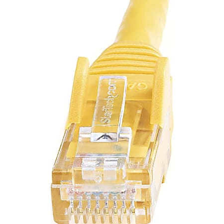 StarTech.com 50ft CAT6 Ethernet Cable Yellow Snagless Gigabit CAT 6 ...