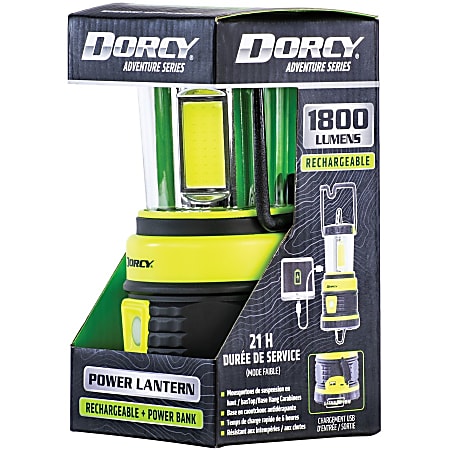 Dorcy 1800 Lumen Rechargeable Adventure Lantern LED 1800 lm Lumen 1 ...