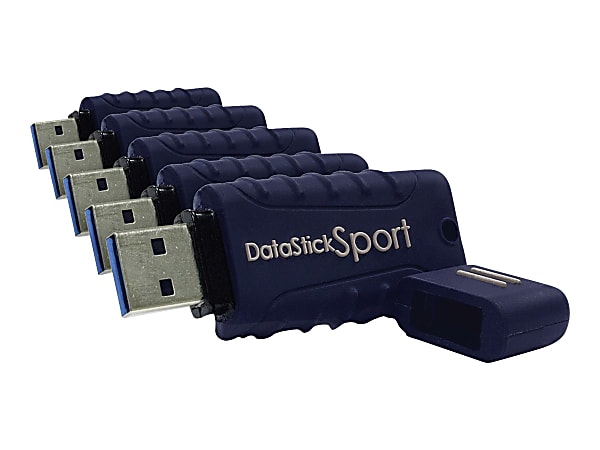 Centon DataStick Pro USB 3.0 Flash Drives 64GB Sport Blue Pack Of 5 ...
