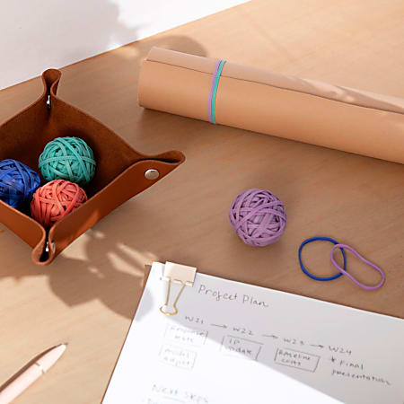 U Brands Mini Rubber Band Balls Assorted Brights Set Of 4 Balls ...