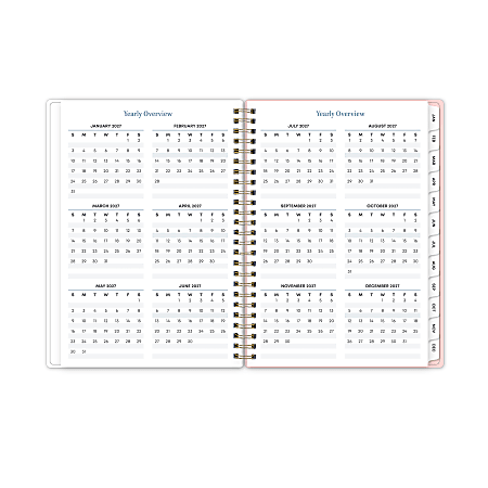 2027 Blue Sky Jelesa WeeklyMonthly Planning Calendar Notes 5.875x8.625 ...