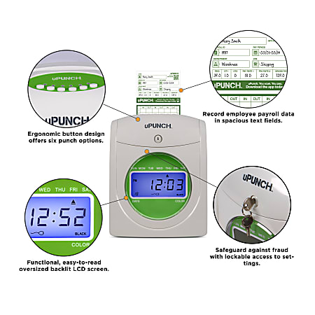 time card clock system