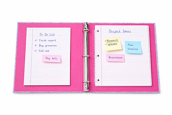 Gartner Studios 3 Ring Standard Style Binder 1 Round Rings Pink Love My ...