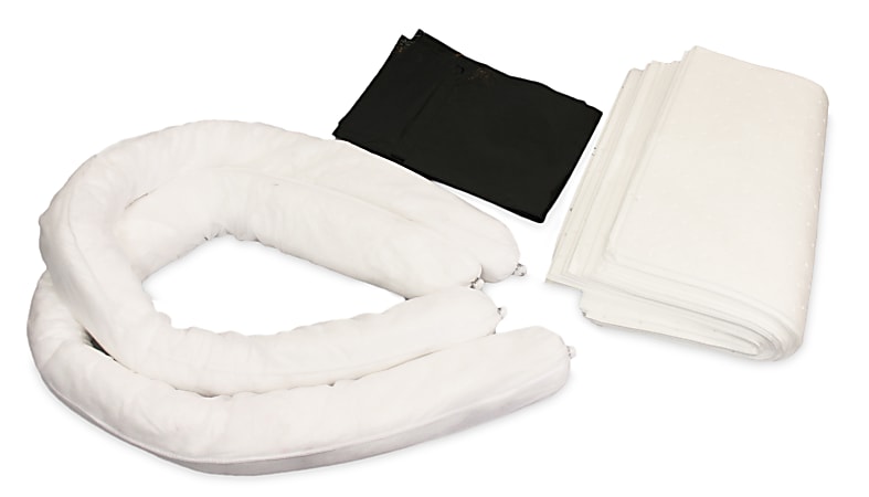 Hospeco TaskBrand Oil Only Sorbent Truck Kit 5 Gallon White - Office Depot