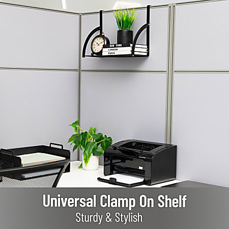 Mind Reader Hanging Cubicle Shelf Organizer 11 14 H x 6 14 W x 15 34 D ...