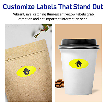Avery Print To The Edge Labels With Sure Feed Technology And Easy Peel ...