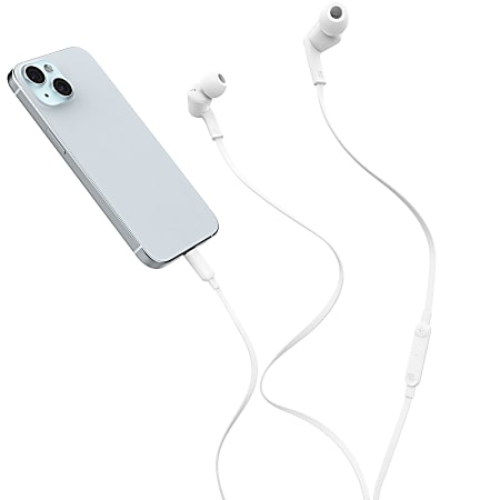 Belkin SoundForm USB C Wired Earbuds With Adjustable Volume Limiter ...