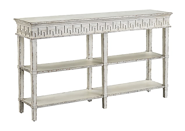 Coast to Coast Basil Console Table 36 H x 64 W x 15 D Athens White ...