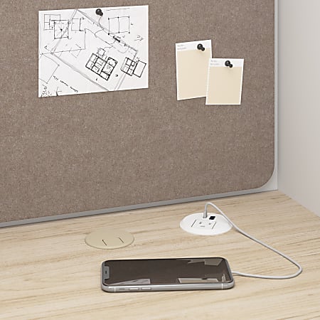 Bush Business Furniture Hustle 60 inch 2 Person Office Cubicles with ...