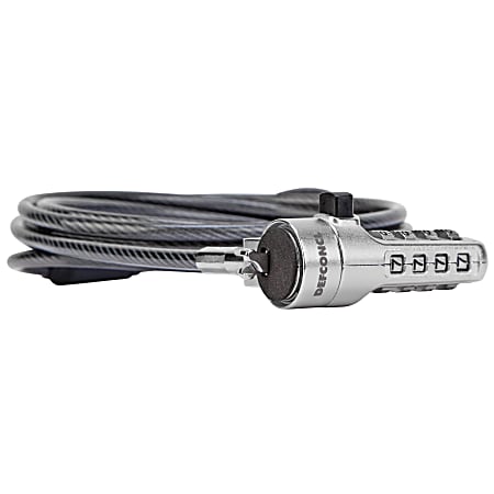 Targus DEFCON Trapezoid Serialized Combo Cable Locks 6.5 Pack Of 25 ...