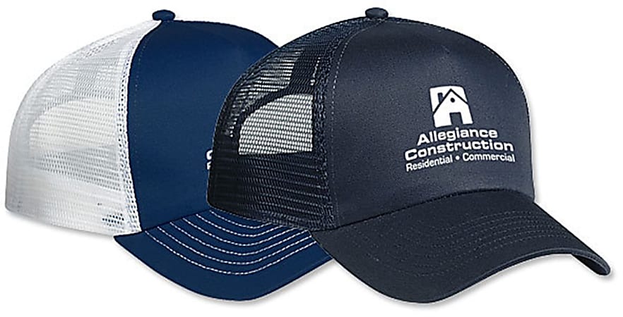 5 Panel Mesh Back Cap - Office Depot