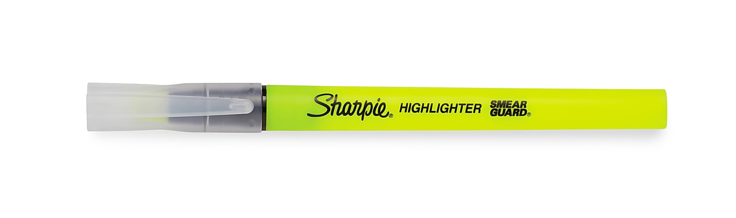Sharpie Clear View Stick Highlighter Yellow - Office Depot